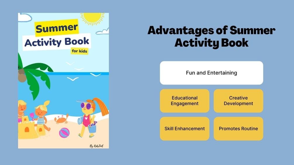 Summer Activity Book for Kids - Fun & Learning