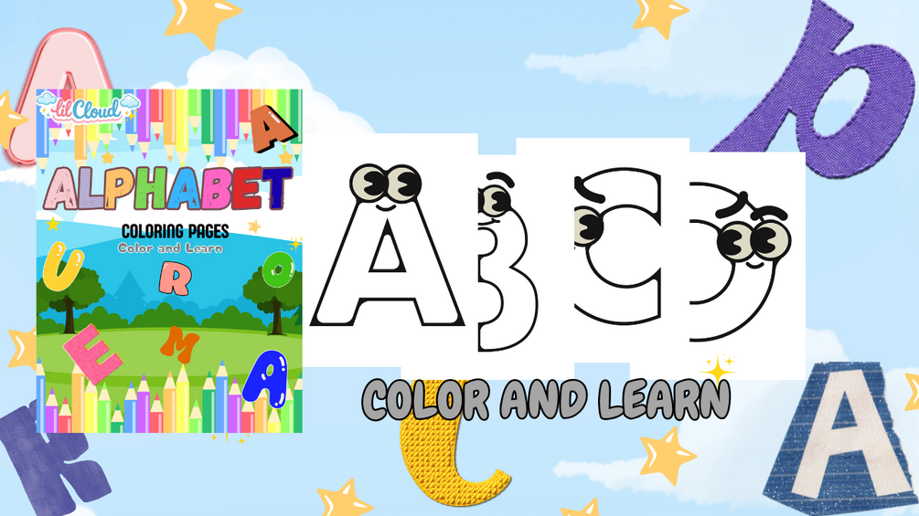 ABC Learning Fun: Alphabet Coloring Book for Ages 3–7”
