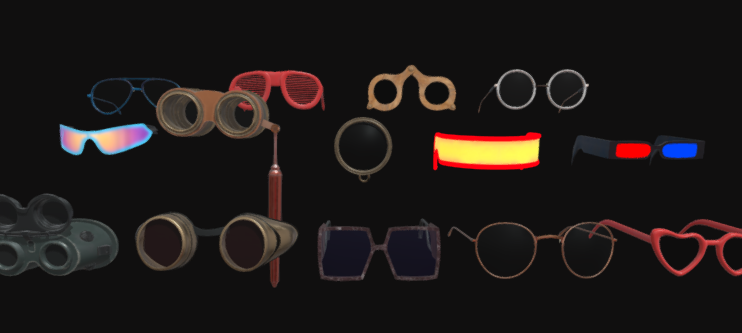 glasses collection