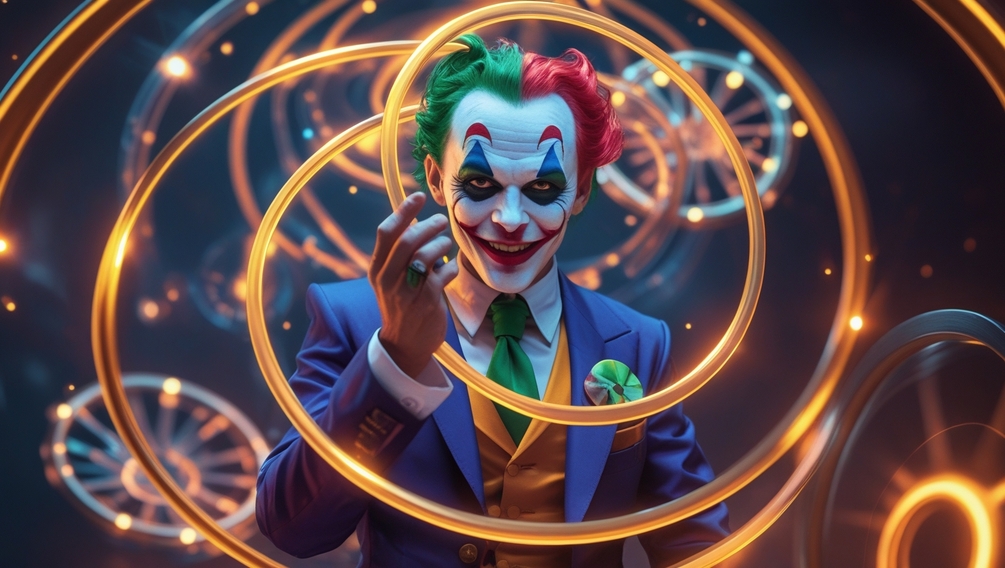 🃏 Mesmerizing Joker Magic Circles Images 🌀🎭 #MagicCircles #Joker #Illusions