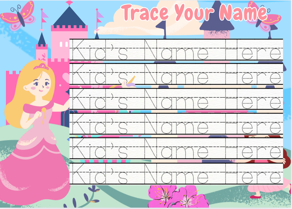 Princess Theme Busy Book by Jessa Digitals