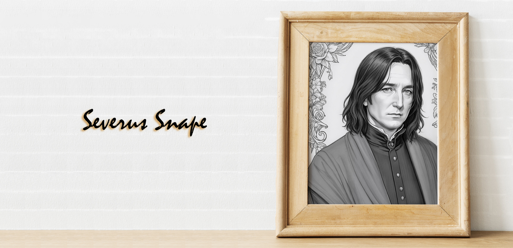 Severus Snape Character Portrait (Harry Potter Series)