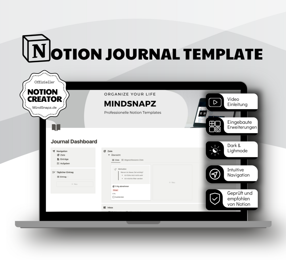 Notion Bullet Journal Template