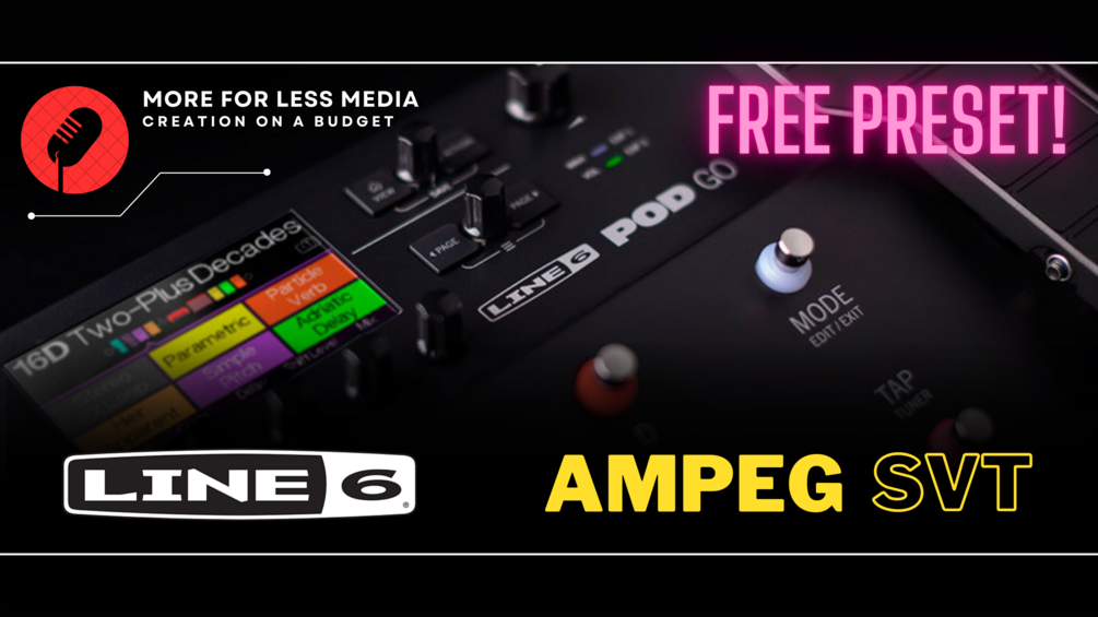 Line 6 Pod Go - Ampeg SVT