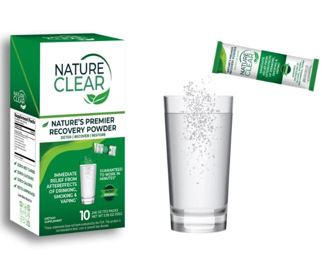 Natures Clear Morning Recovery Powder - 10x Powder Stick Packs