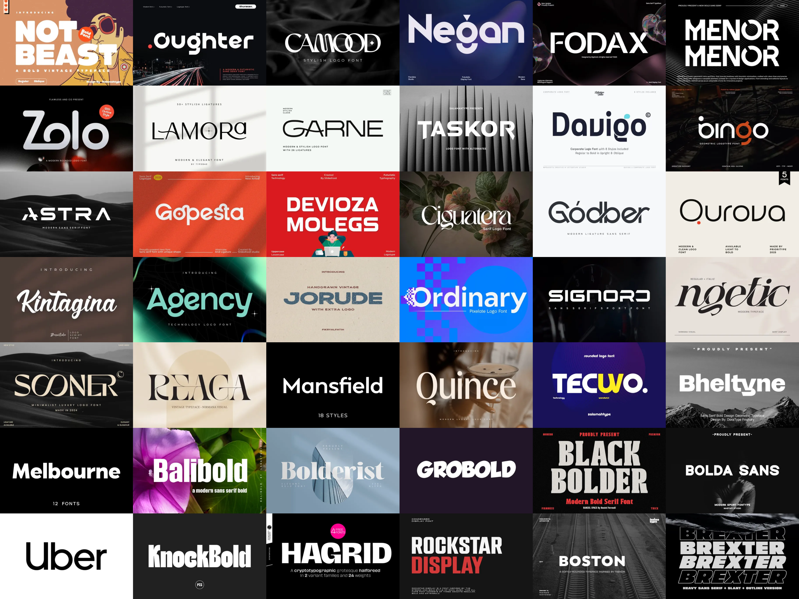 1500+ Bold Fonts Mega Bundle – Perfect for Logos, Posters, Headlines ...