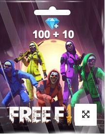 FREE FIRE 100 + 10 DIAMONDS (GLOBAL)