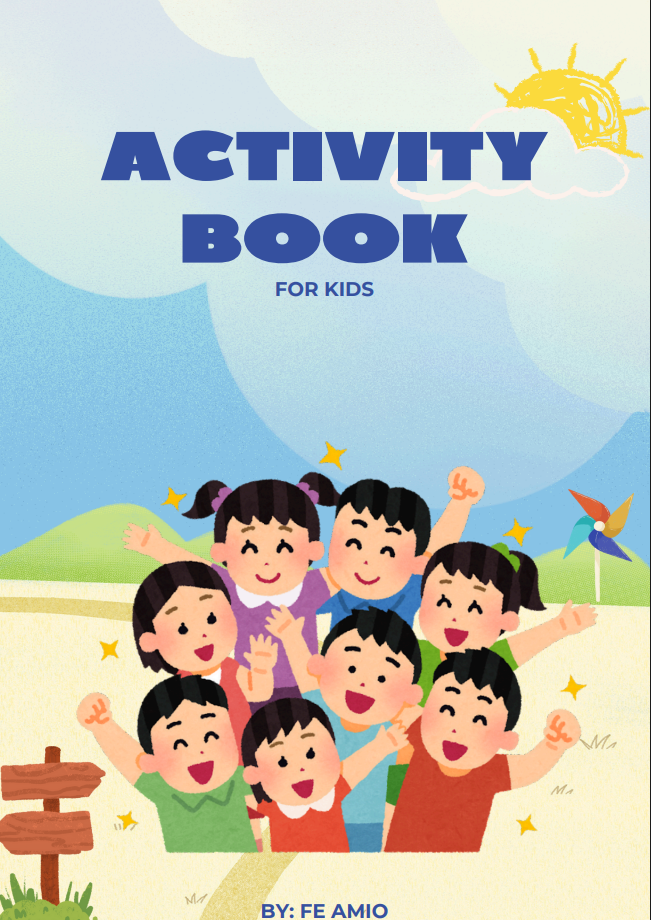 Activity Book for Kids by Fe