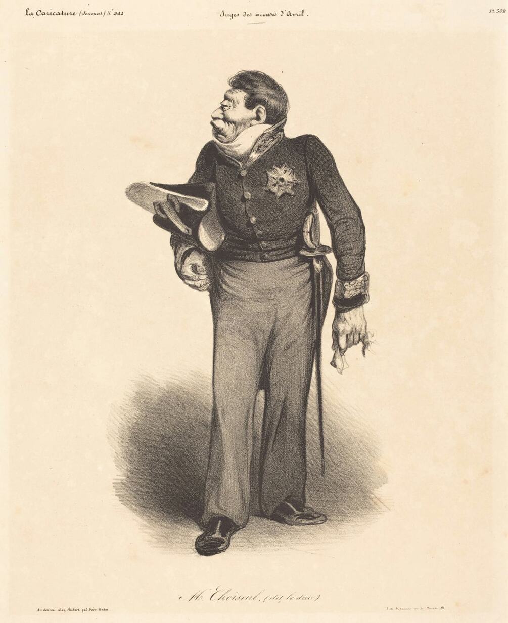 C. A. Gabriel by Honore Daumier