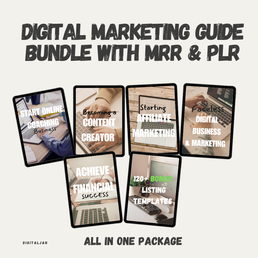 Digital Marketing Guide With MRR & PLR