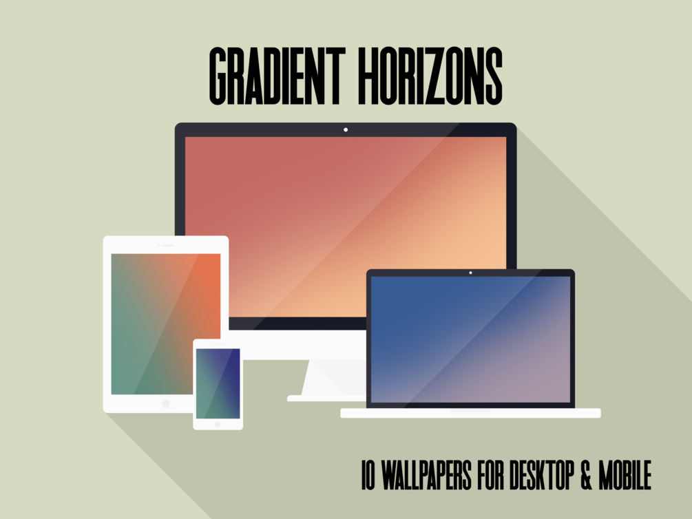 Gradient Horizons - A Premium Collection of Minimalist Wallpapers