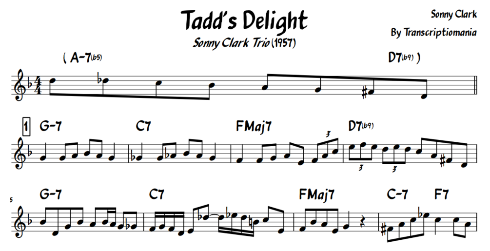 Sonny Clark Tadd s Delight