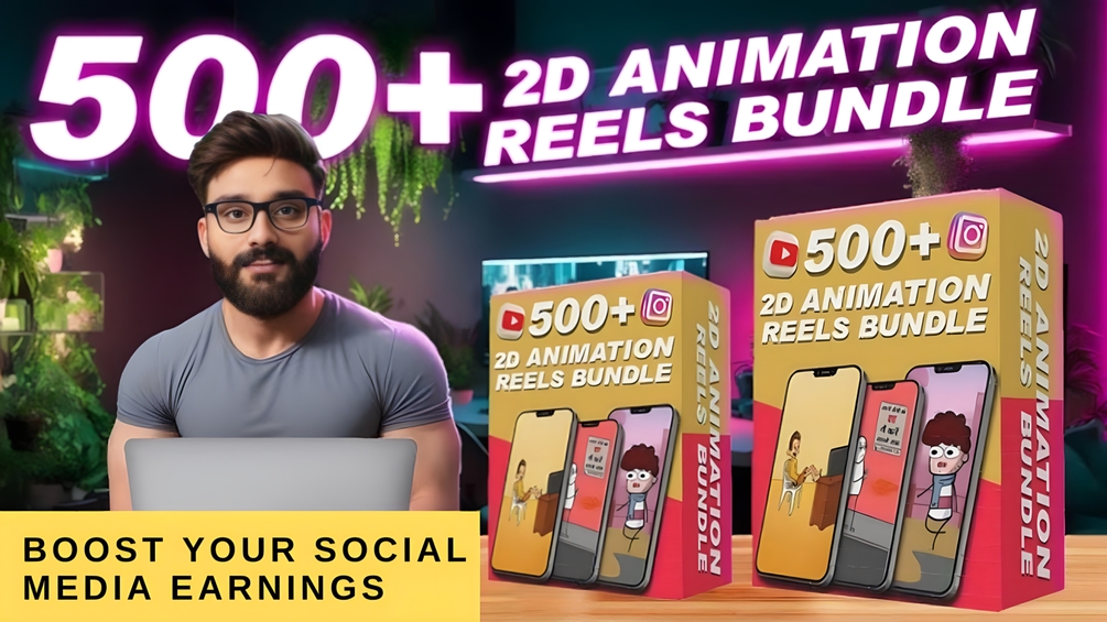 2D Animation Funny Reels Bundles