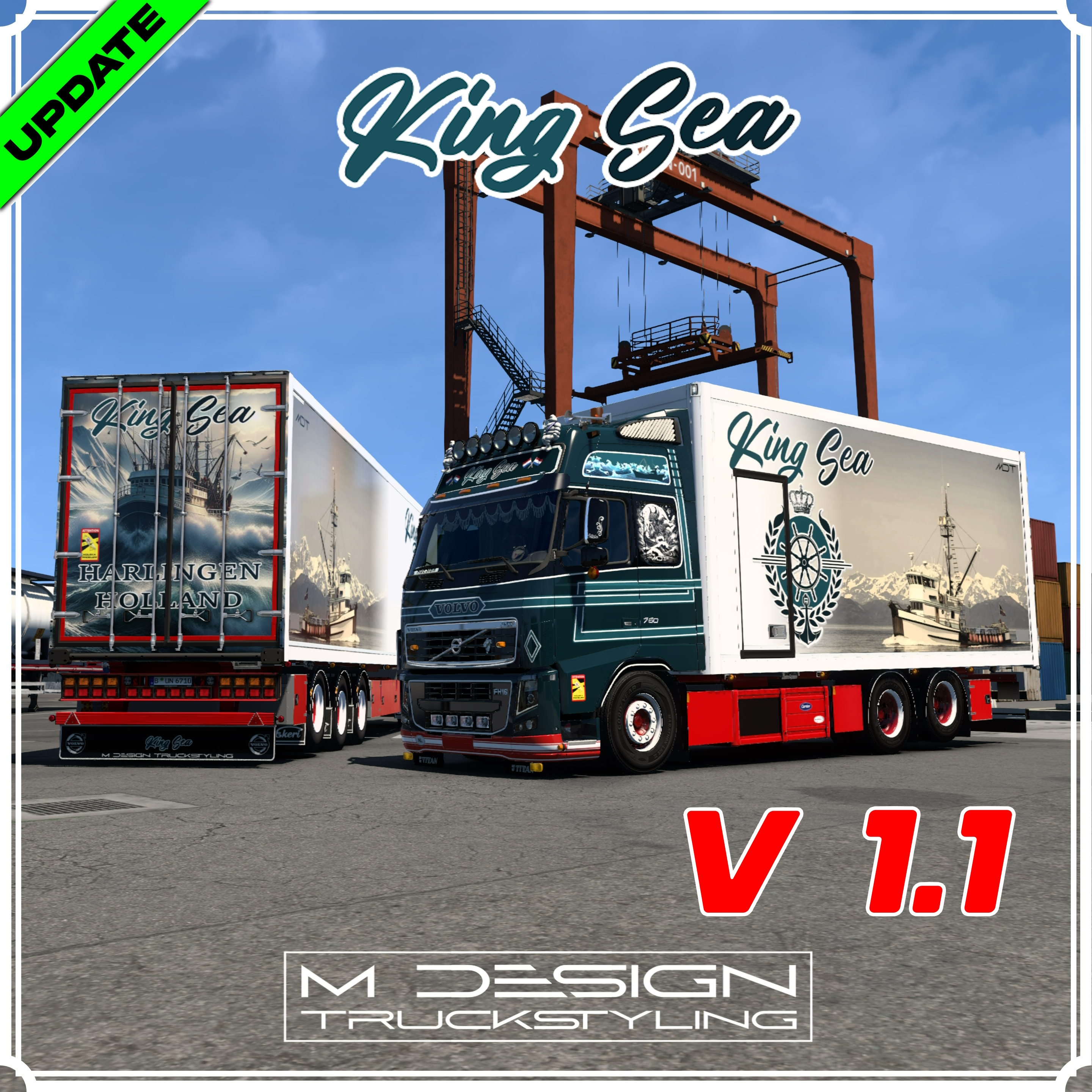 ETS2 FREE MOD UPGRADE! M DESIGN TRUCKSTYLING - marcoG60