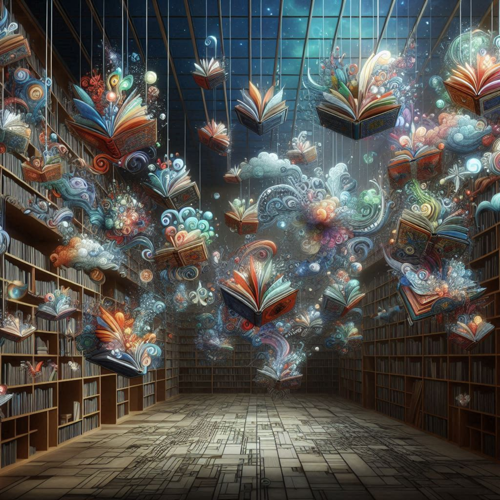 Mesmerizing Abstract Illustrations of Books – A Journey of Imagination ...