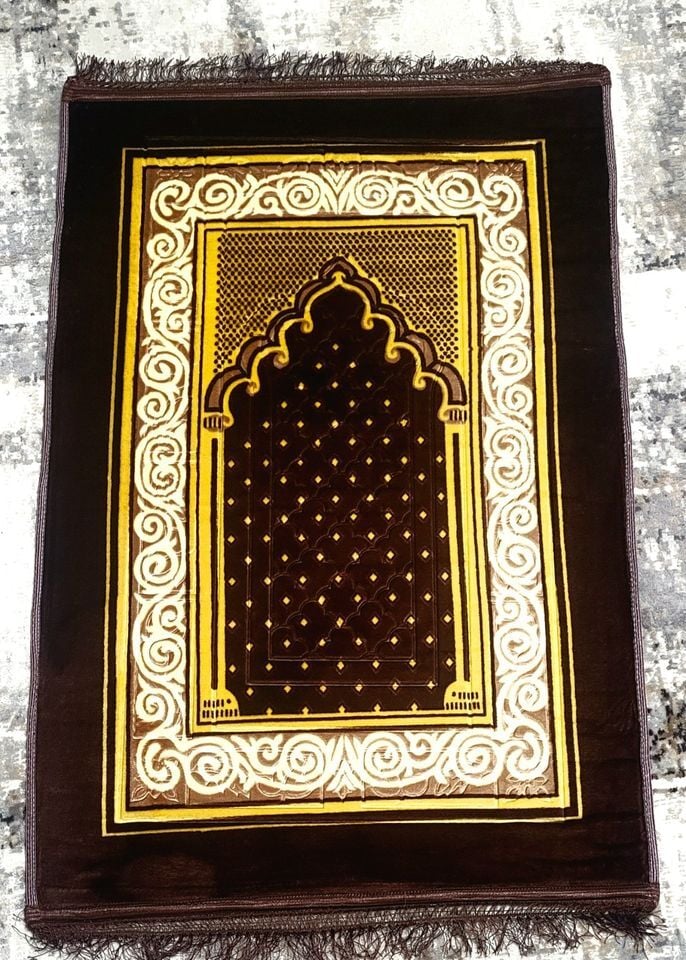 THICK FOAM Padded Muslim Prayer Mat - Super Comfy