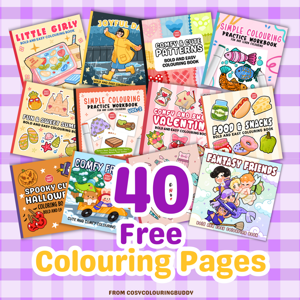 40 FREE COLOURING PAGES