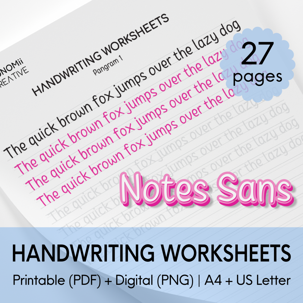 27 pages - Neat Handwriting Practice Sheets | For Middle School Kids and Up + Adults | Printable ...
