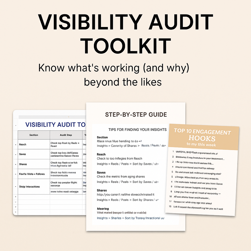 Visibility Audit Toolkit: Know What’s Working & Why