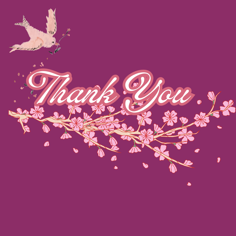 4 FREE digital Thank you cards png