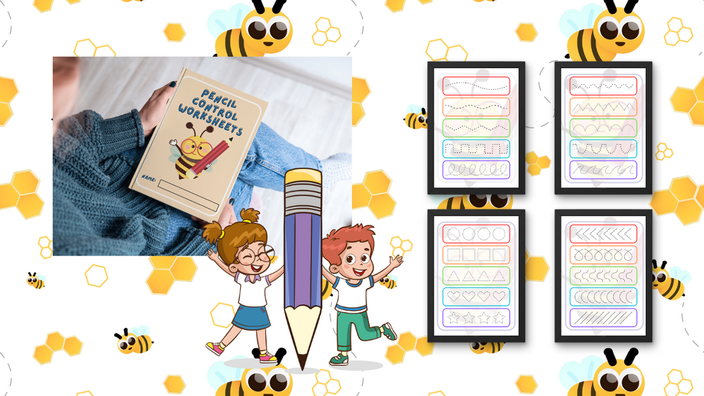 RPS-Pencil Control Worksheets with Mr Bee