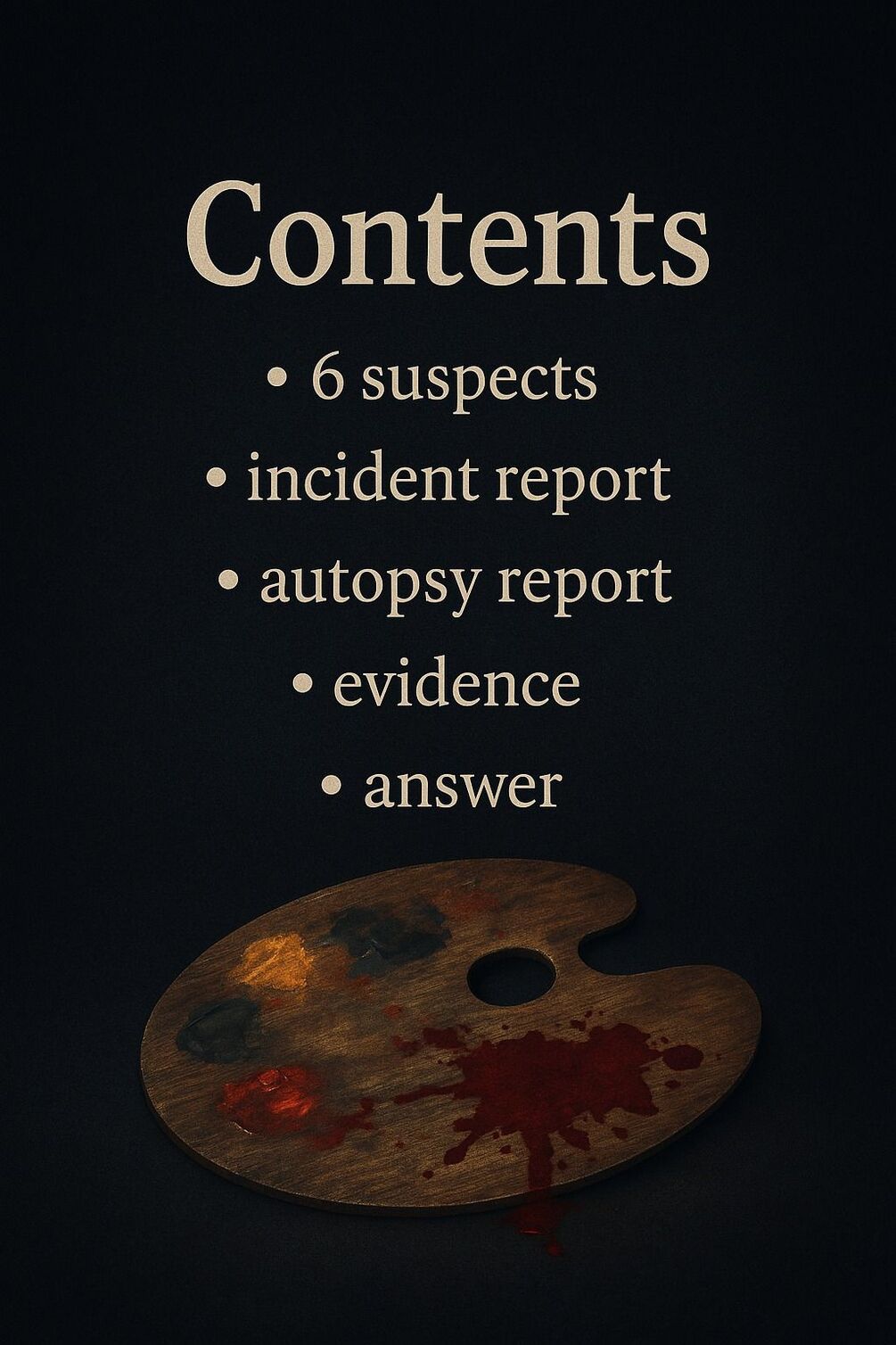 The Enigma of the Artist's Last Stroke - A Murder Mystery Game