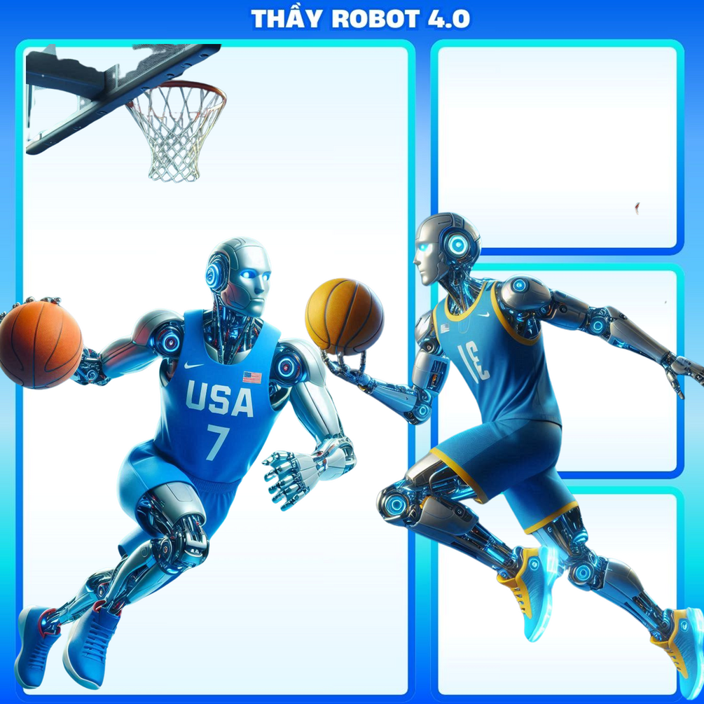 Pack 02 – USA Basketball Robots (10 PNGs)