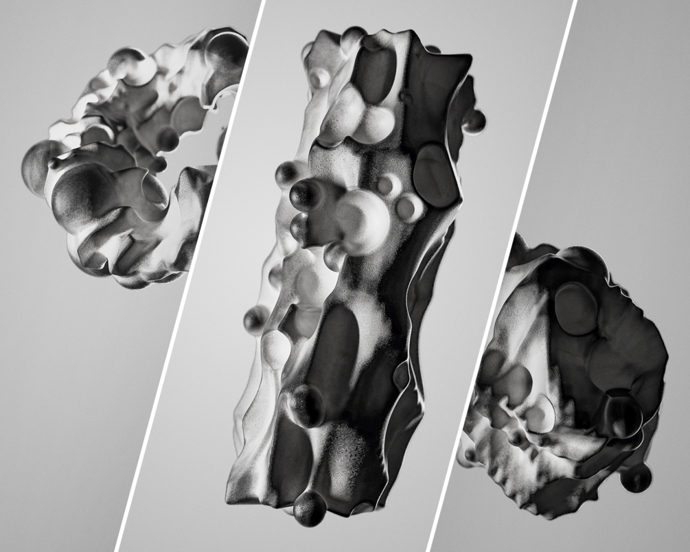 Abstract shapes with Cinema 4d Volume Builder - Arnold renderer
