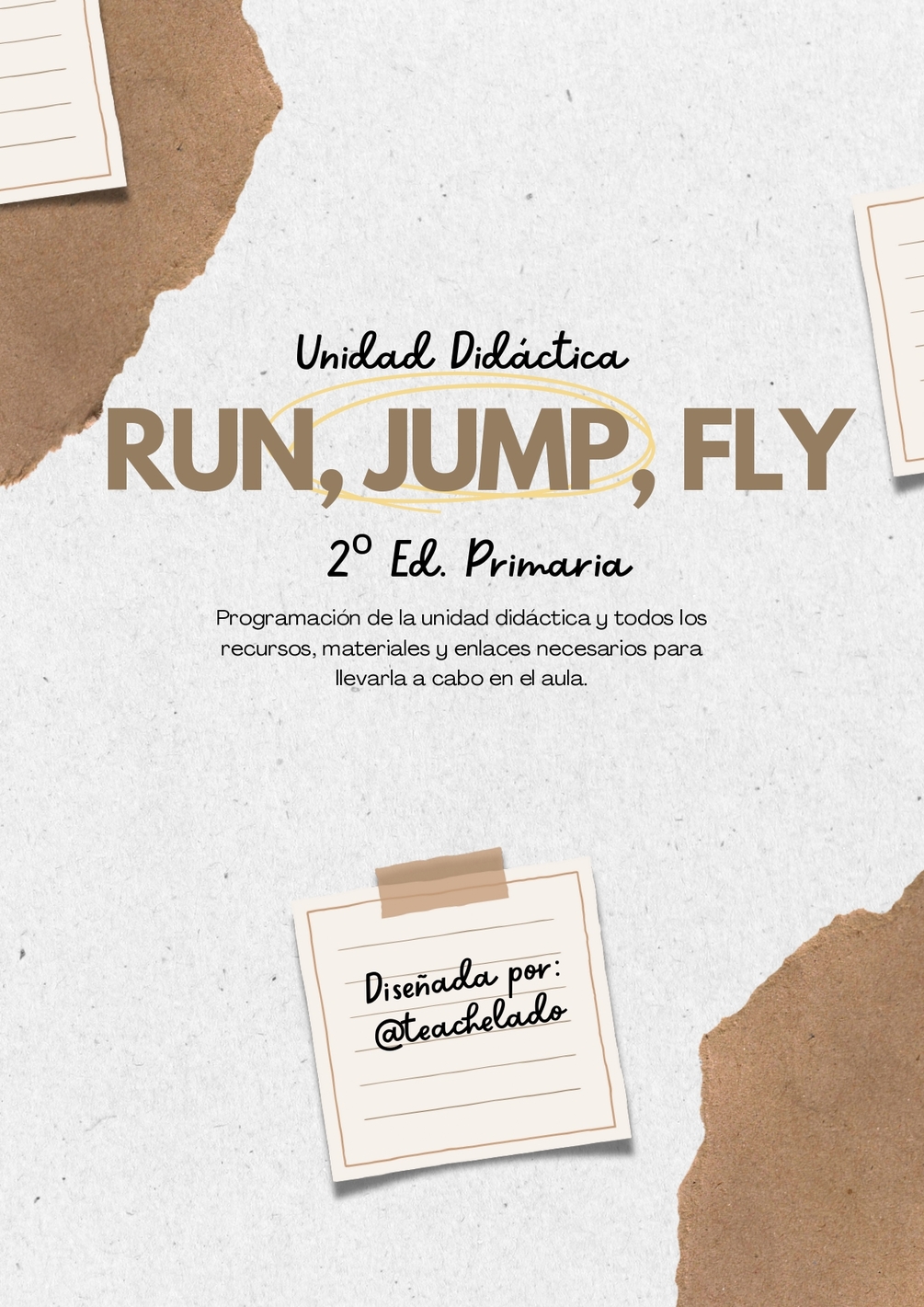 Unidad Didáctica "Run, jump, fly"