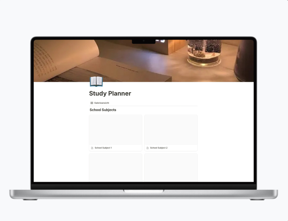 Study Planner Notion Template