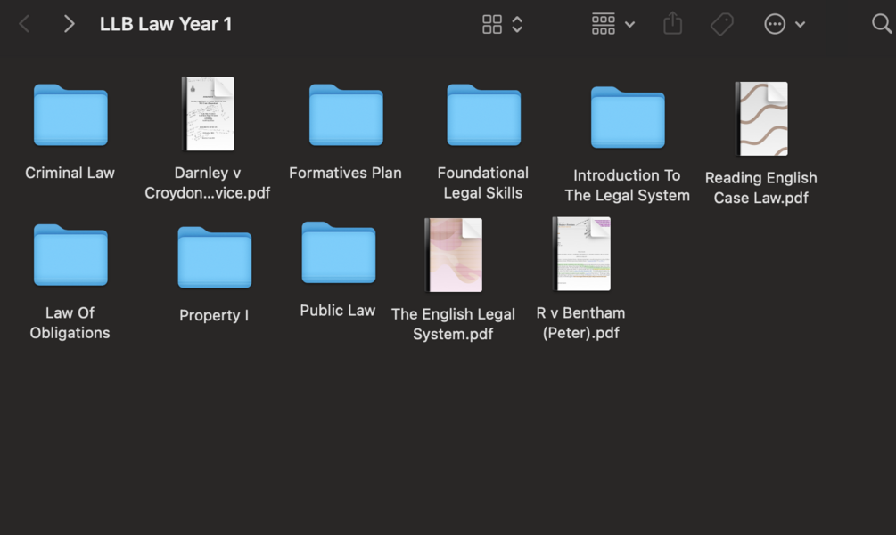 ALL MY FIRST YEAR LSE LAW MATERIALS