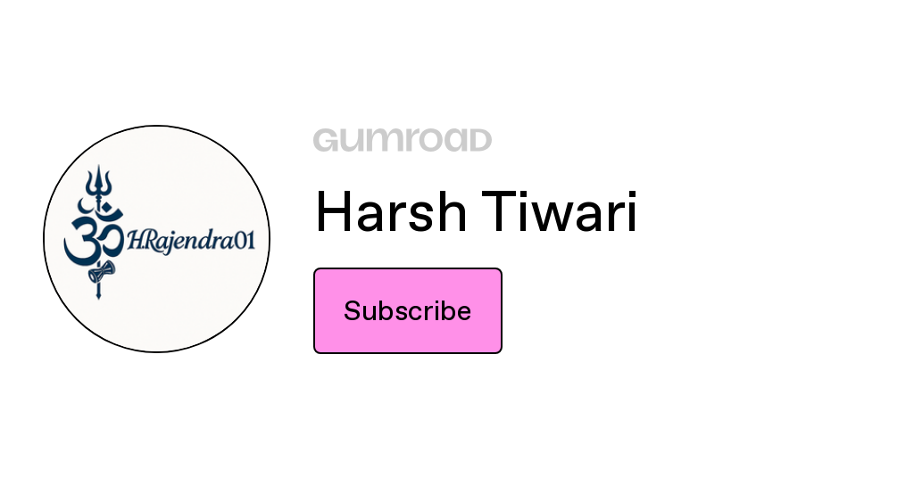 Harsh Tiwari