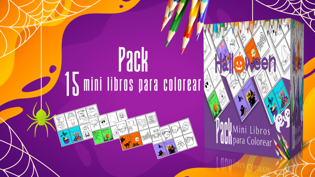 Pack mini libros Halloween