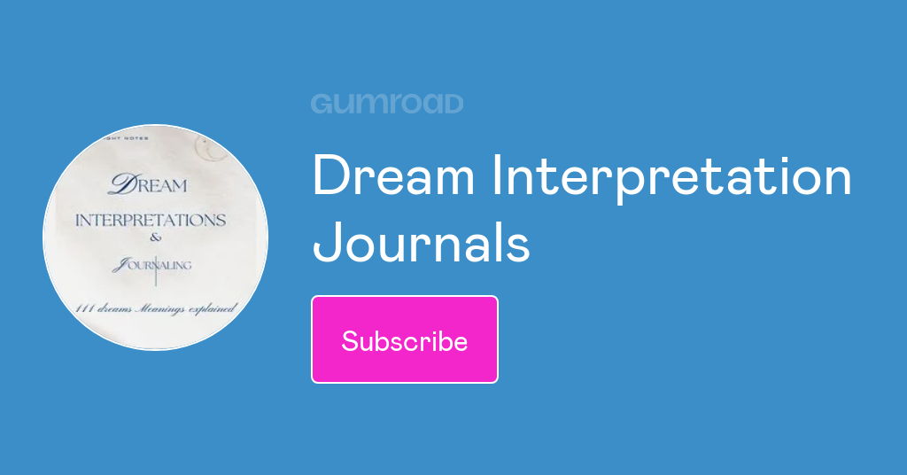Dream Interpretation Journals