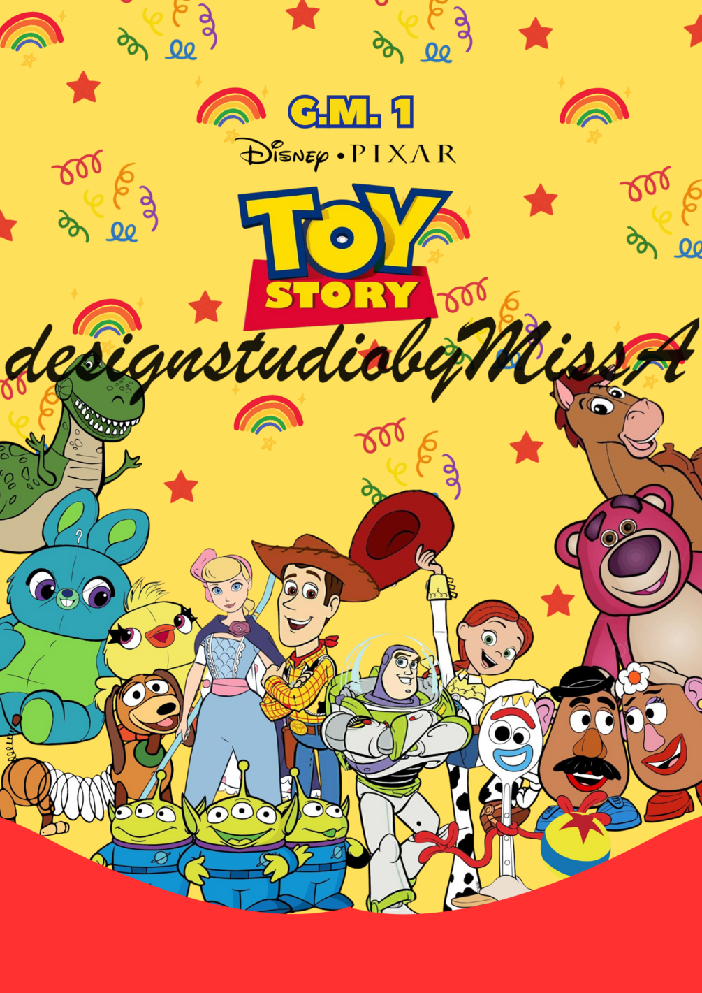 Toy Story Customized Layout