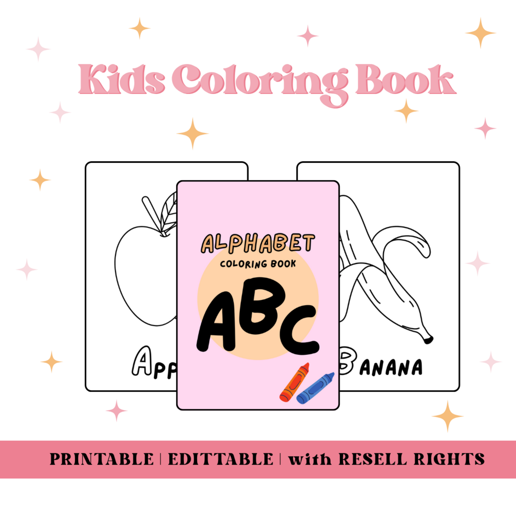 [MEICY] KIDS ALPHABET COLORING BOOK
