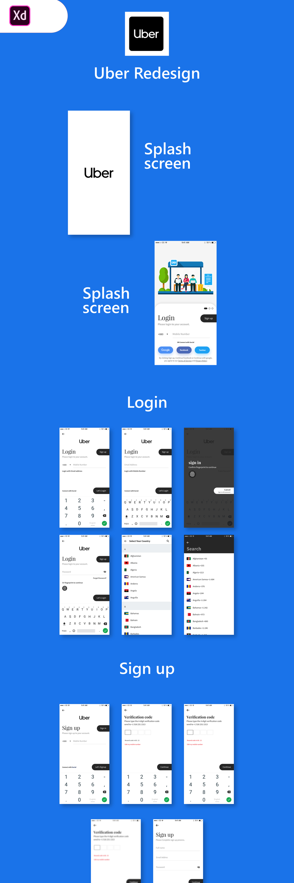 Uber Travel UI App
