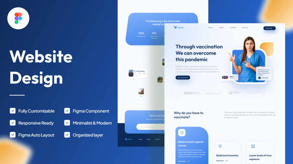 Vaccine Website Design