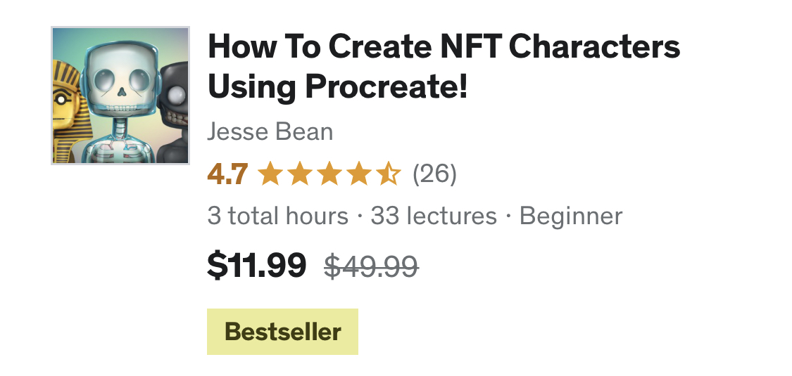 How To Create NFT Characters Using Procreate! - Jesse