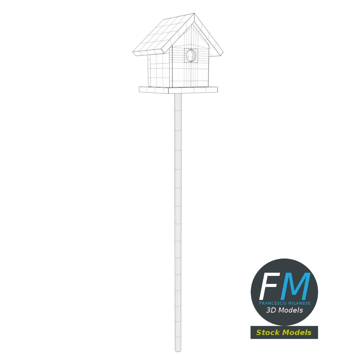 3D MODEL - Bird house 2