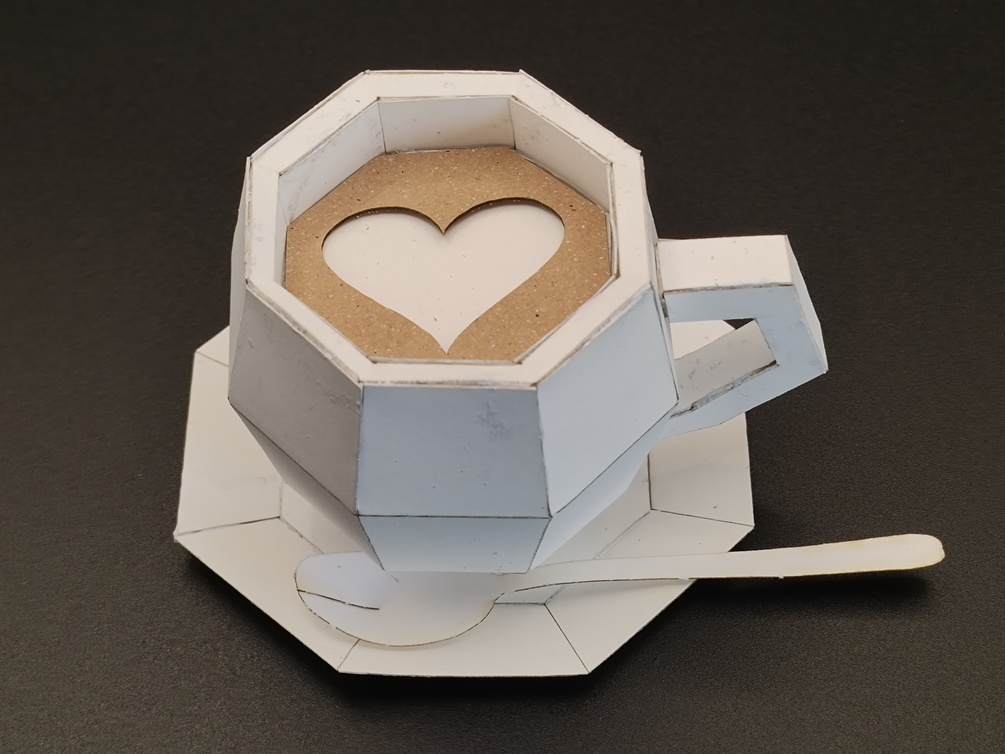 Paper Craft Coffee Cups and Latte Art