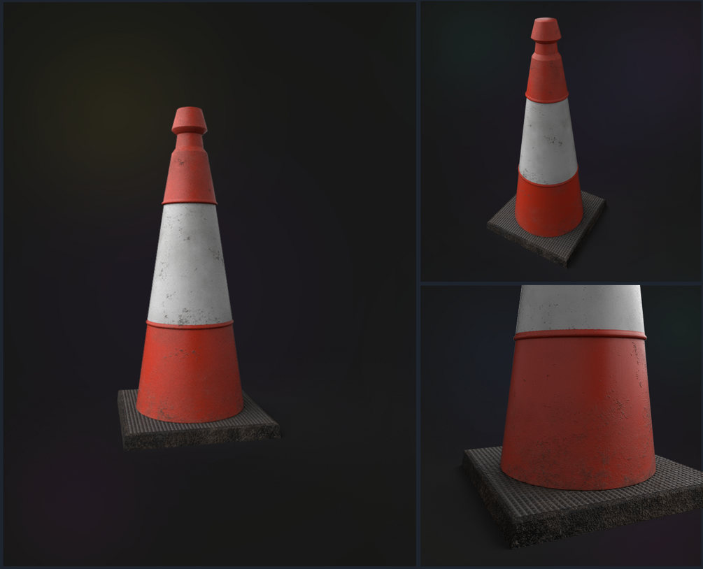Traffic Cone - Game Ready