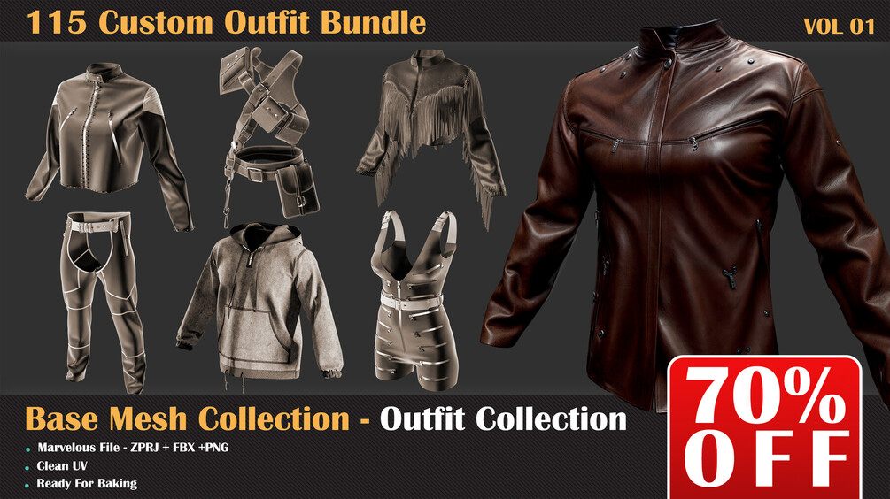 115 Custom Outfit Bundle - VOL 01