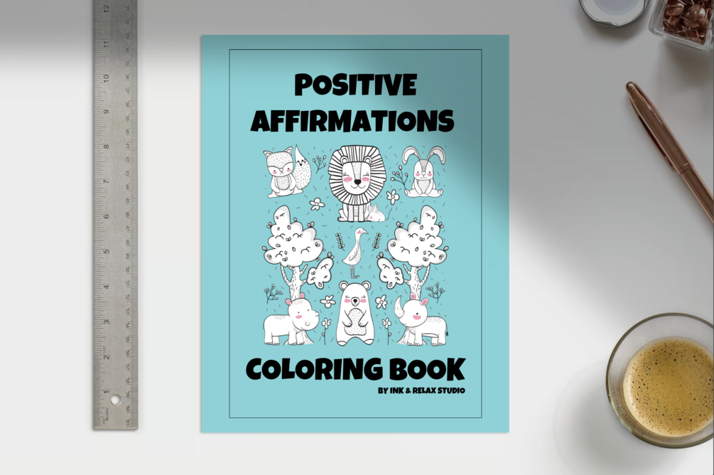 Positive Affirmations Coloring Book for Adults | Printable Coloring ...