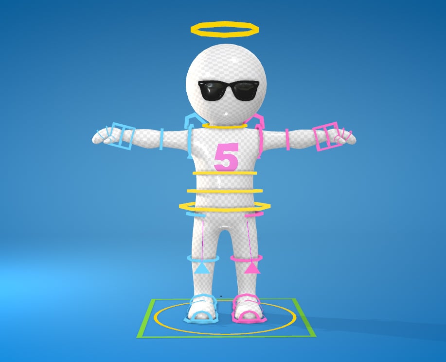 5 Man - Basic - C4D rig