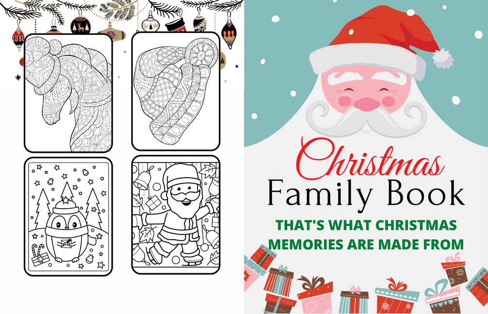 Christmas Family Coloring Book