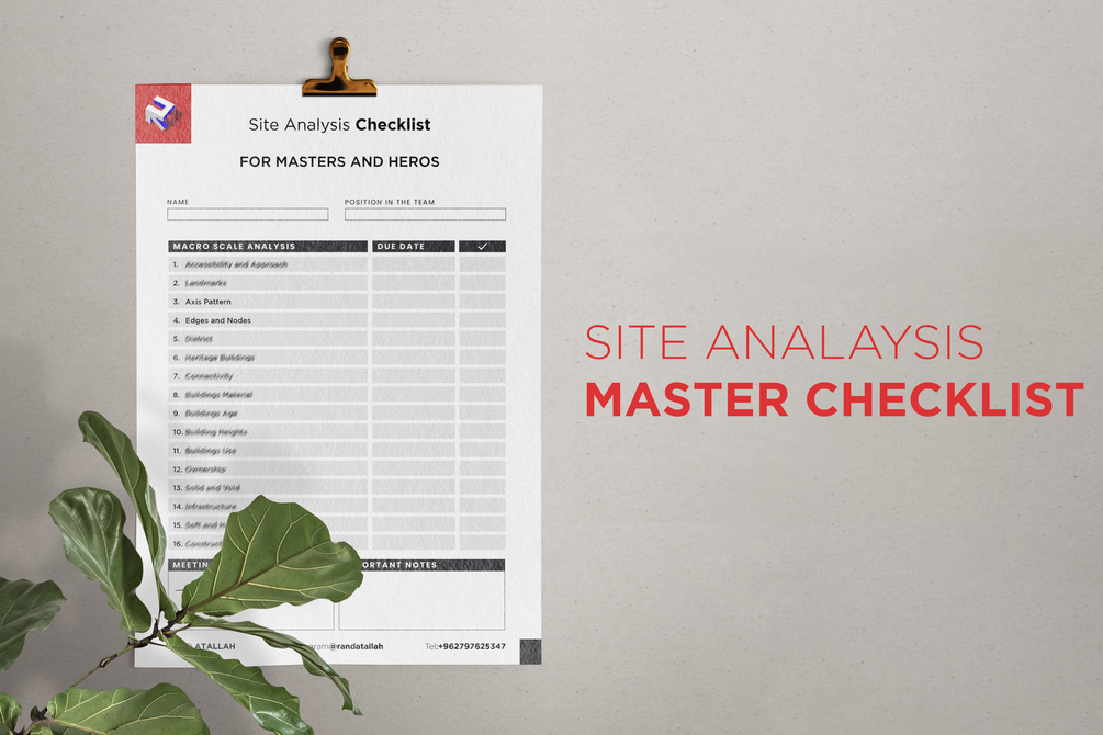 Site Analysis Master Checklist
