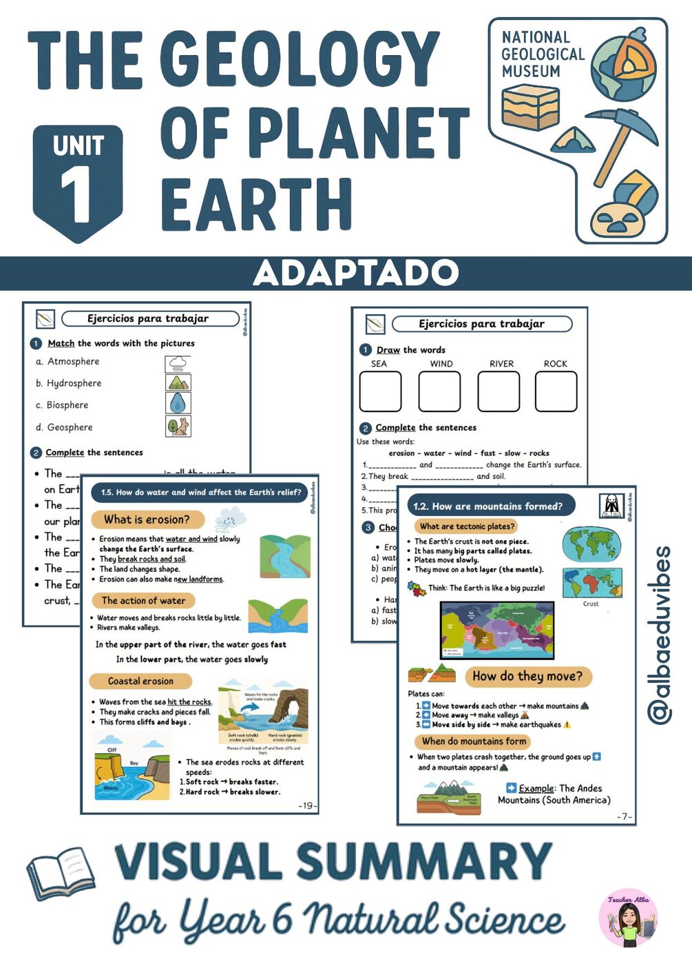 Geology of planet Earth (Esquemas visuales) ADAPTADO