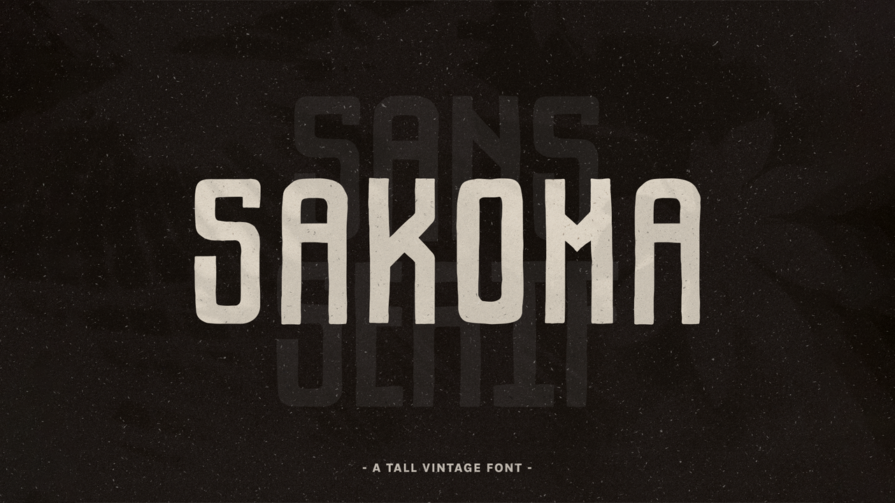 Meet Sakoma, a font for headings and short descriptions. - Hinnks