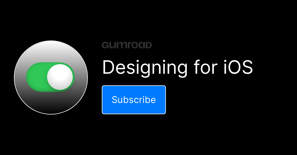 Designing for iOS